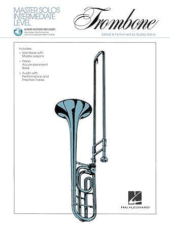 Master Solos Intermediate Level - Trombone Book | Reverb