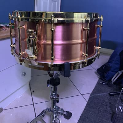 Samy Morales signature snare Vertical Drum Co. 6.5x14 copper, | Reverb
