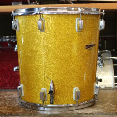 1960's Trixon 'Telstar' outfit in Yellow Sparkle | Reverb
