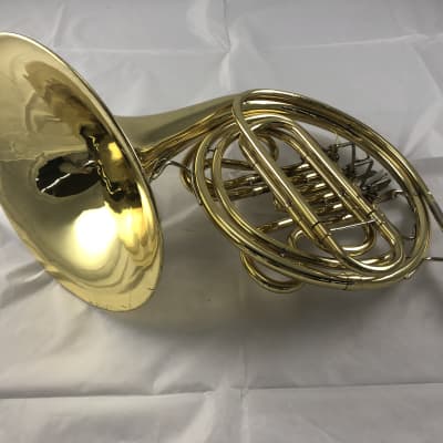 C.G. Conn Single French Horn, USA, with case/mouthpiece, Good | Reverb