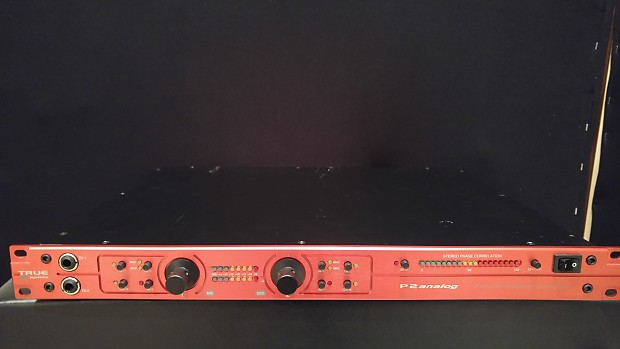 True Systems P2 Analog Mic Preamp Black / Red | Reverb