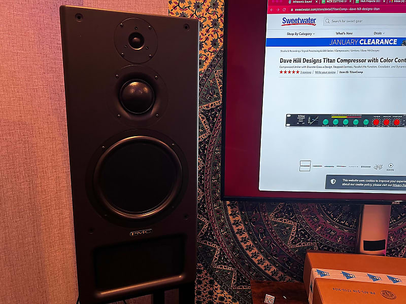 L R / PMC IB1SA-III Active High Resolution 3-Way Monitors | Reverb