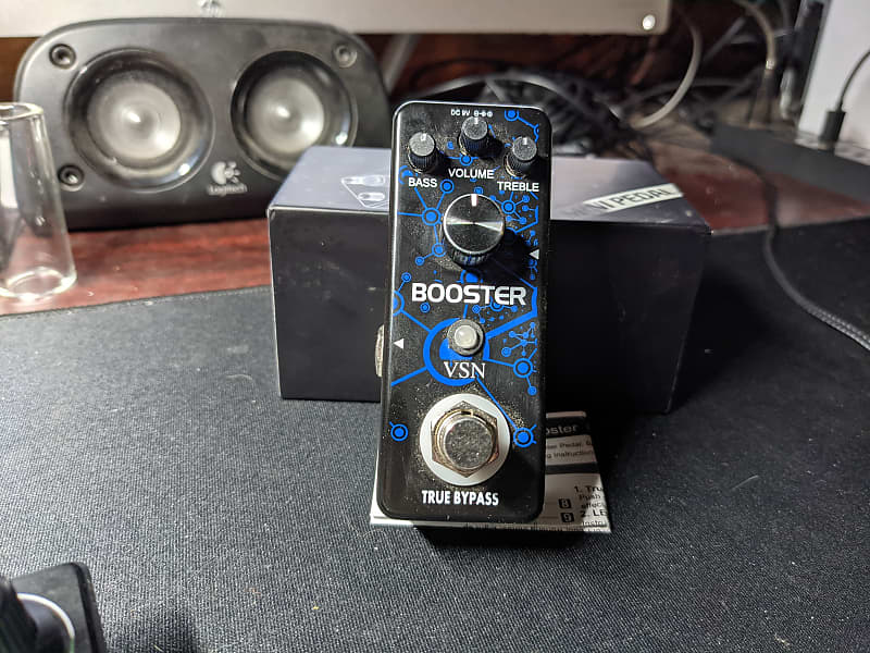 VSN Booster Guitar Effect Pedal Pure Clean Mini Boost Pedals | Reverb