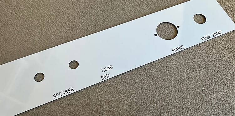 Marshall JTM45 Rear Panel , White Trafalite 1963 - 1964 - | Reverb