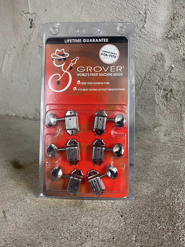 Grover 133n Nickel replacement tuners for Silver Sky | Reverb