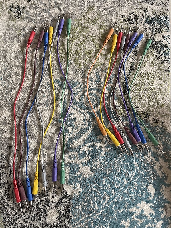 Hosa Patch Cable Multi-Color Pack 1/4" TRS to TRS | Reverb