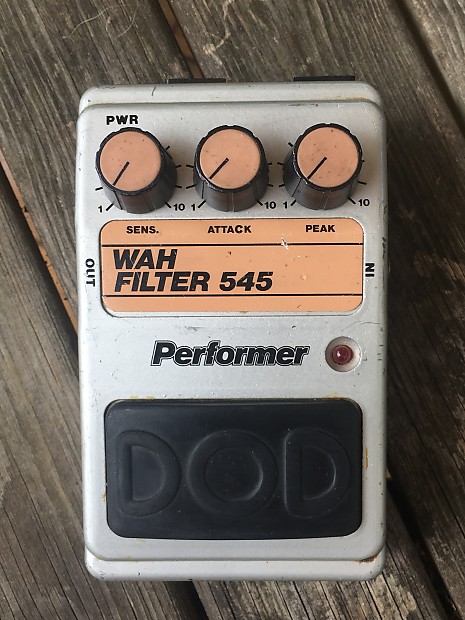 DOD Performer 545 Wah Filter, 18v, Made in USA, Vintage | Reverb