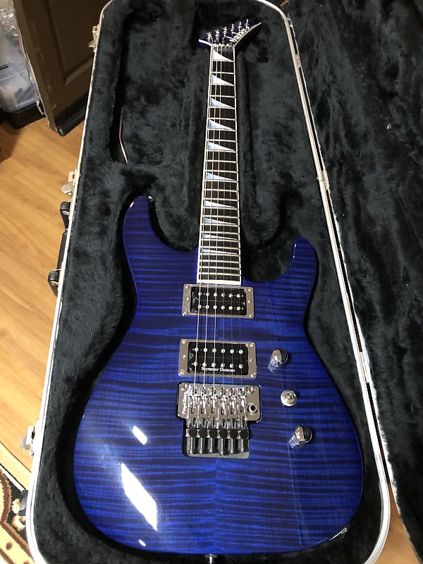 Jackson USA SL2H Soloist Trans Blue Flame | Reverb