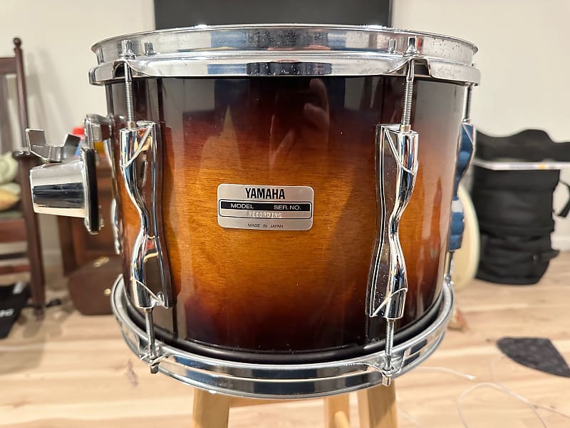 9x13 Yamaha Recording Custom 1990s tom tom- Antique Sunburst | Reverb