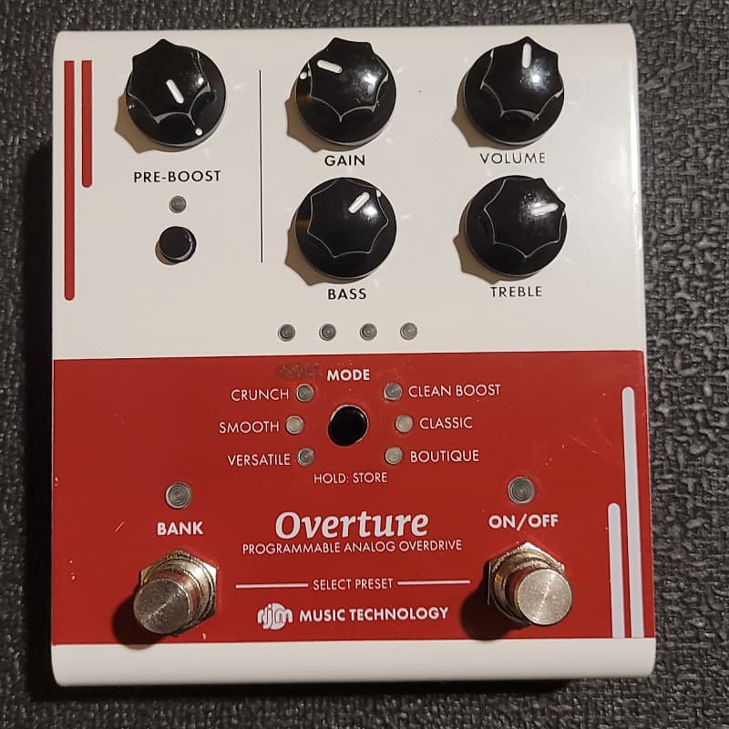 RJM Overture Programmable Analog Overdrive | Reverb