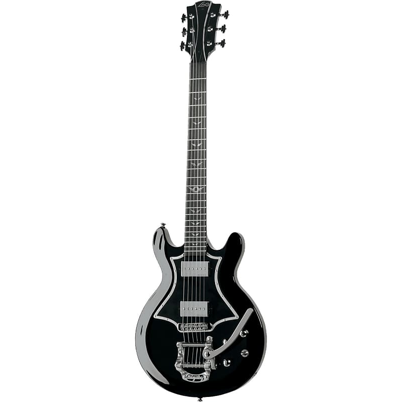 LAG Guitars Roxane Racing 2000 Black Electric Guitar with | Reverb UK