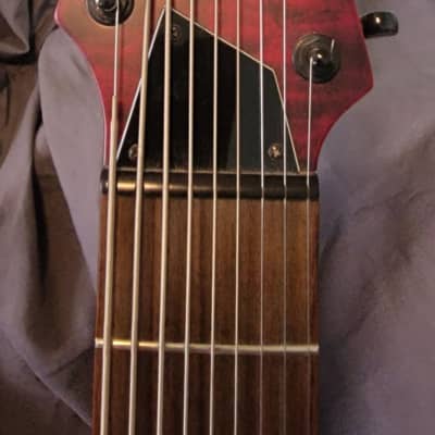 Agile Intrepid 9-string 2000's - Trans Red | Reverb