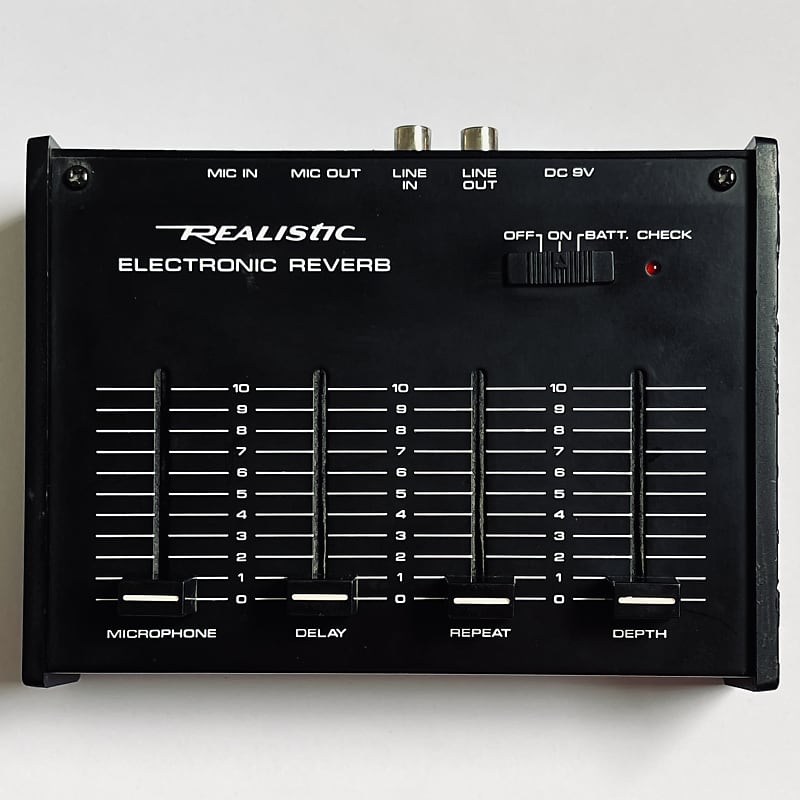 Realistic Electronic Reverb / Echo / Overdrive [BBD Analog | Reverb