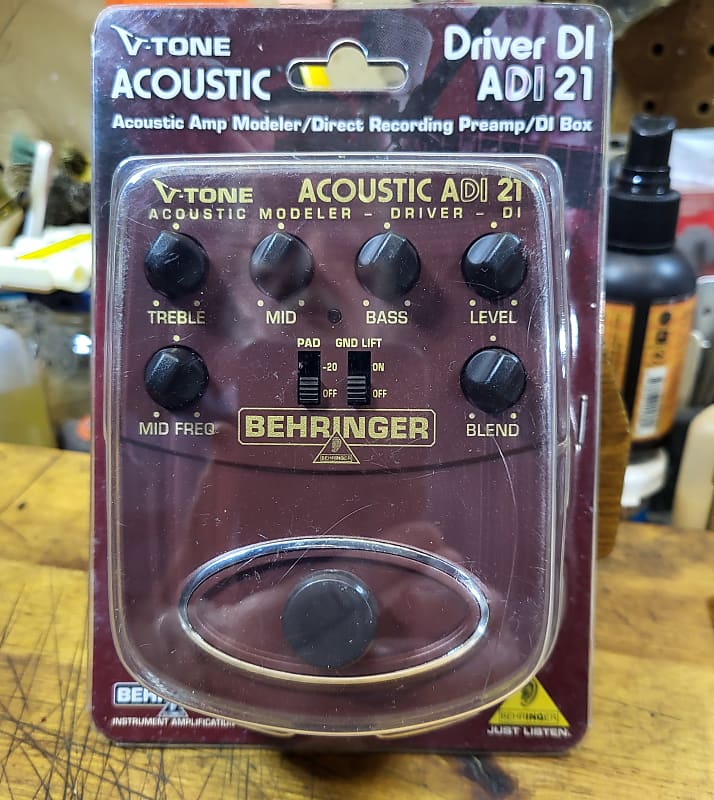 New In Box Behringer V-Tone Acoustic Driver DI ADI 21 Amp | Reverb