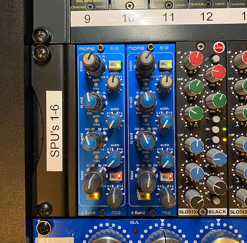Midas 512 500 Series 4-Band Parametric Equalizer Module 2010s | Reverb