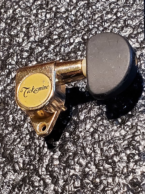 (#T320) Takamine Die-Cast Tuner Gold Bass Side | Reverb