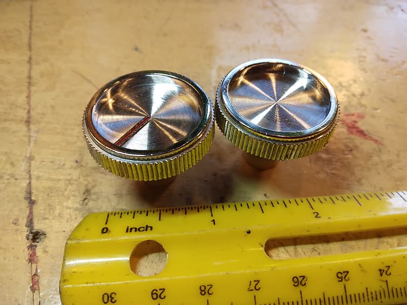 Unbranded Knobs 1980s. Silver | Reverb