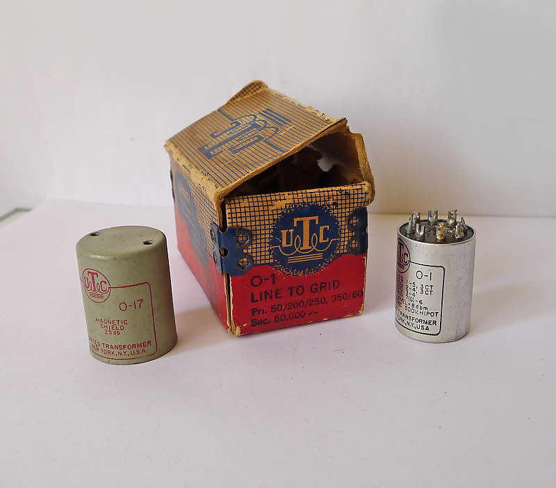 1955 UTC 0-1 Input Transformer And 0-17 Shield UA 610 Tube | Reverb