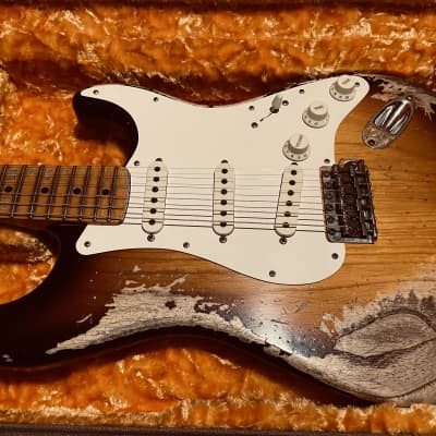 Fender Stratocaster Red Hot Custom Shop limited edition heavy | Reverb