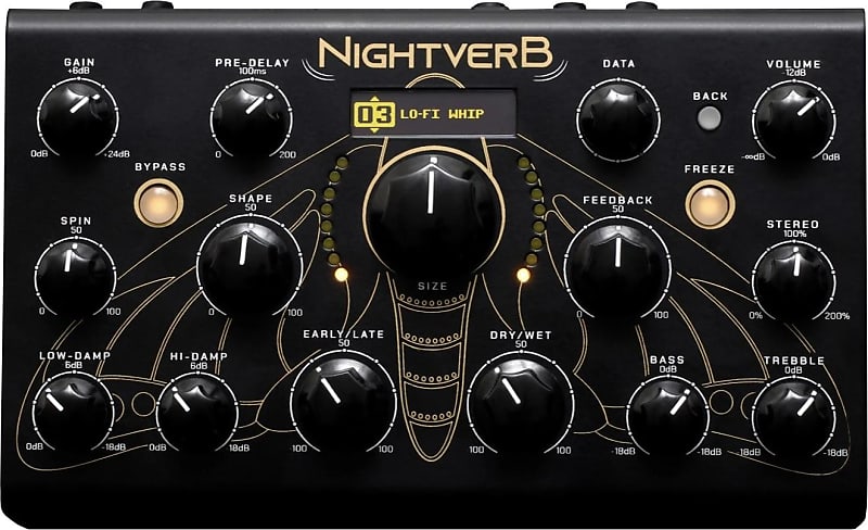 Erica Synths NightVerb Desktop Stereo Reverb | Reverb