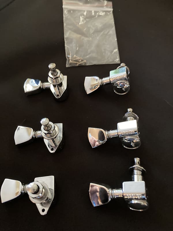 Grover Keystone Rotomatics 3+3 Tuners 2010s - Nickel | Reverb