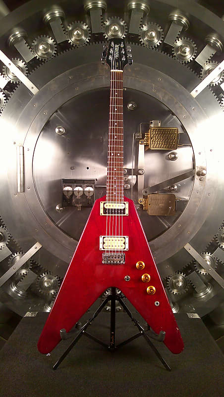 Hamer Vector 1981 - Cherry USA w/ Hard Case | Reverb