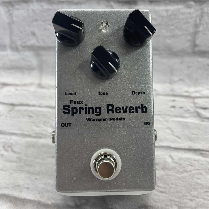 Used: Wampler Faux Spring Reverb Early Silver Box | Reverb