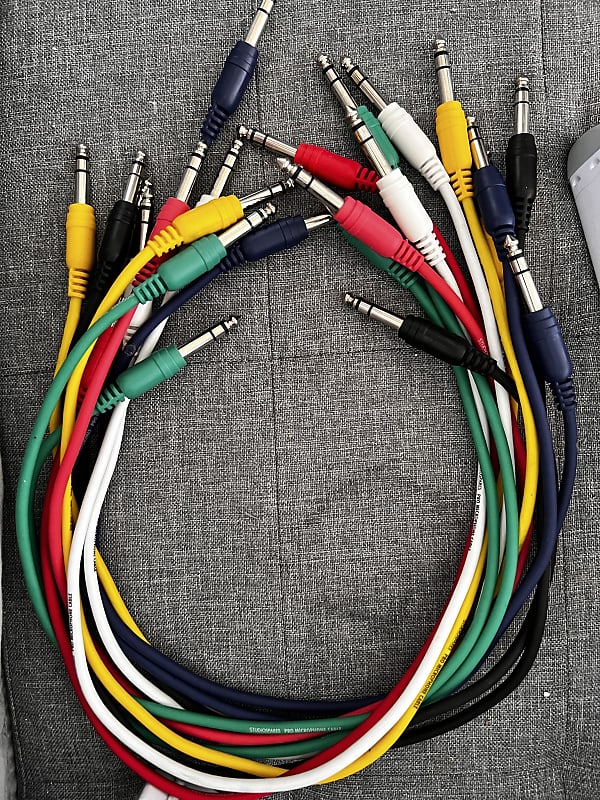 Studiospares Patch Cords Stereo Straight-Straight 60cm | Reverb