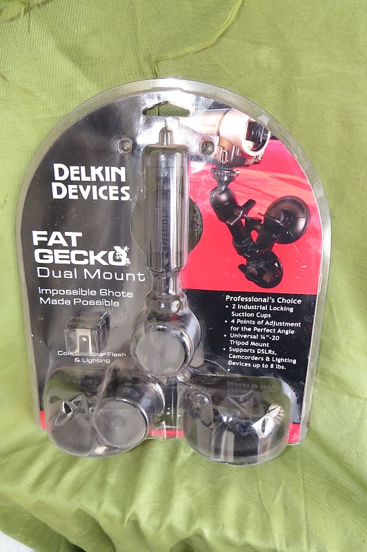 DELKIN Devices Fat Gecko Dual Suction Camera Mount | Reverb