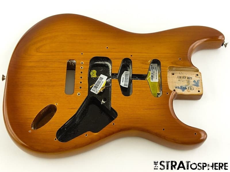 American Performer Fender Stratocaster Strat BODY, Honey | Reverb