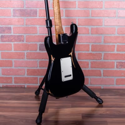 Medium Rare Guitars Diablo “Rat Strat” Relic Black Over | Reverb