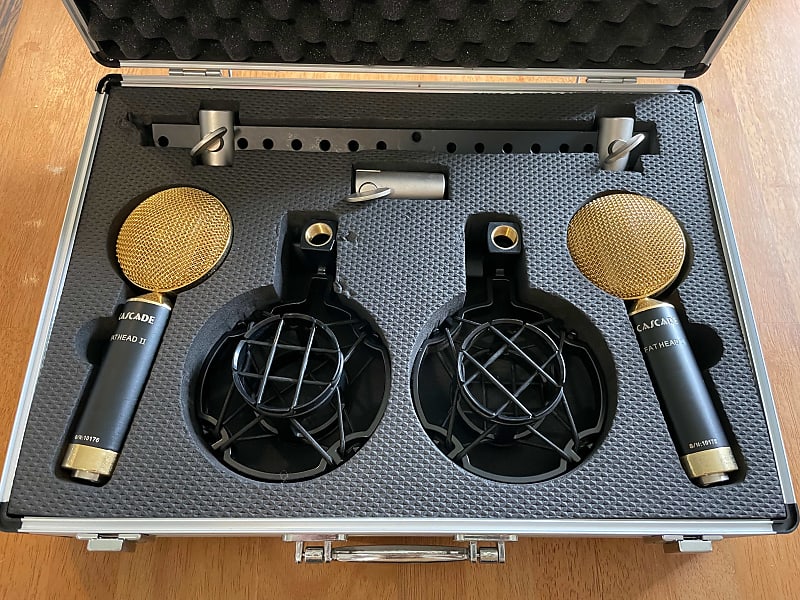 Cascade Fat Head II Ribbon Mics w/ Lundahl Transformers | Reverb