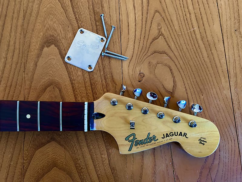 Fender Squier VM Jaguar Rosewood Neck and Tuners | Reverb