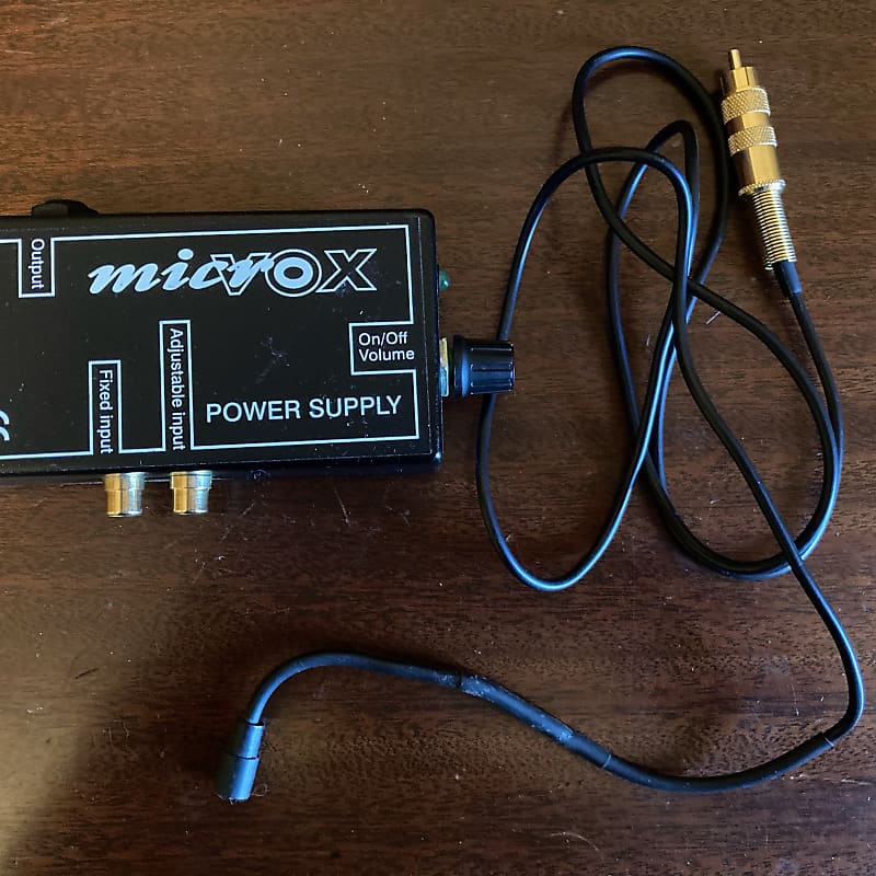 Microvox Swan Neck Instrument Microphone & Power Supply | Reverb