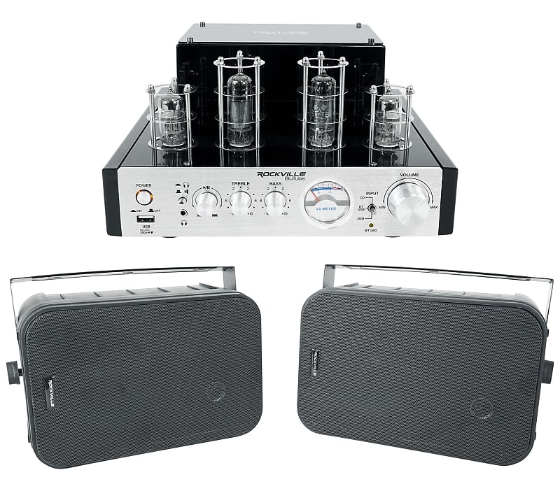 Rockville BluTube Tube Amplifier/Home Theater Bluetooth | Reverb