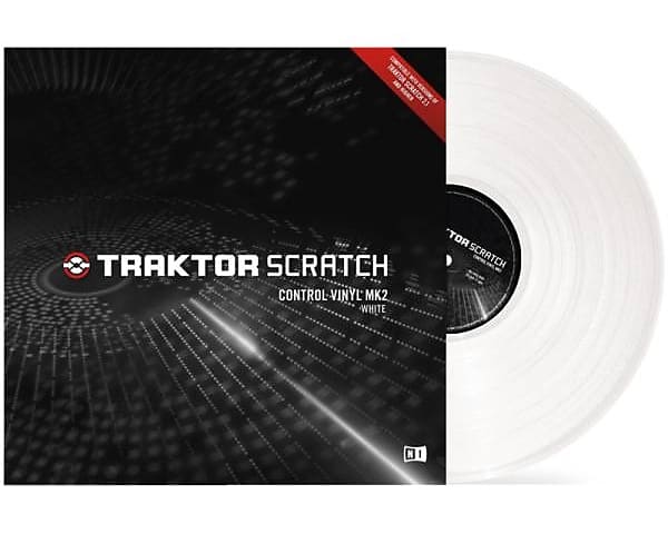 Ni Traktor Control Vinyl White | Reverb