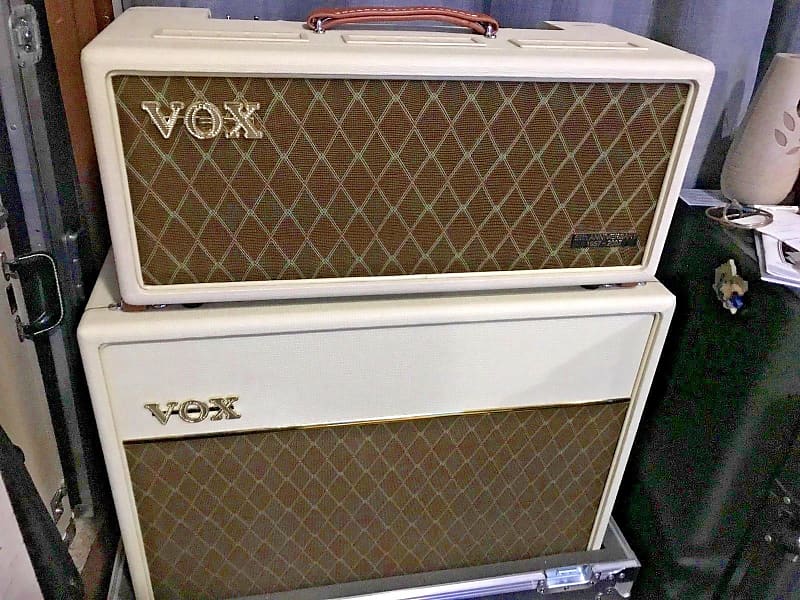 Vox AC30 Heritage Handwired 50th anniversary 1/4 Stack Cream | Reverb