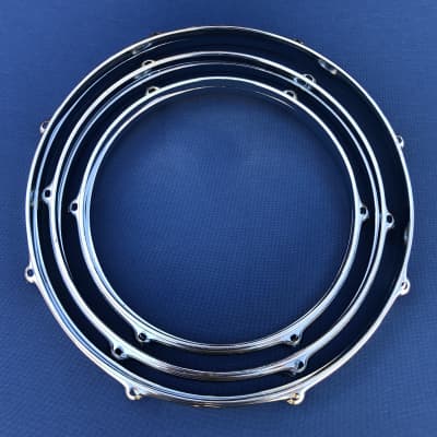 Yamaha Aluminium Power Hoops 10" + 12" + 14" 90s Maple Custom | Reverb