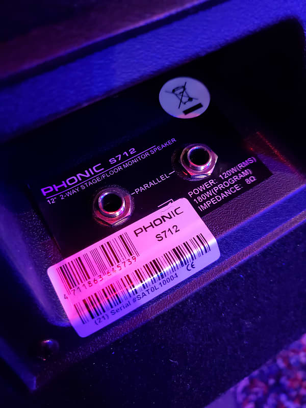 Phonic S712 Monitor Speaker 2010 | Reverb