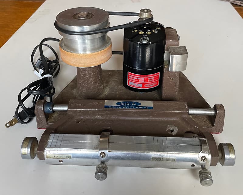 American ReeDuAl clarinet reed duplicating machine 1970's | Reverb