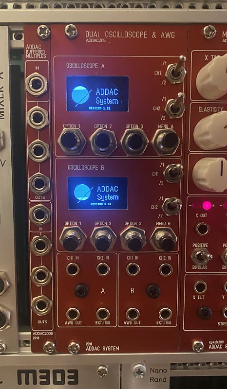 Addac 205 Dual Oscilloscope Red | Reverb