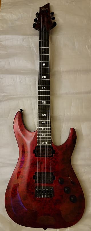 Schecter Apocalypse C1 Hard Tail Red Reign | Reverb