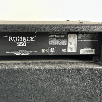 Fender Rumble 350 350-Watt 2x10" Bass Combo | Reverb