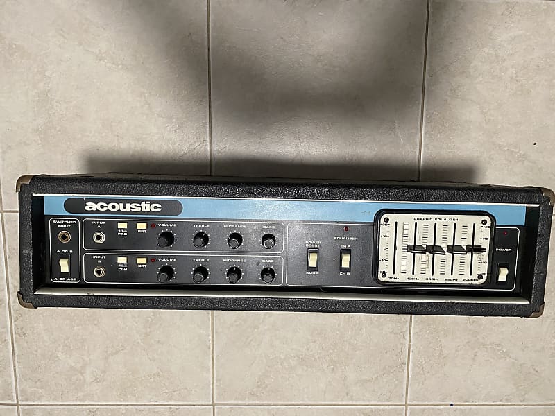 Acoustic Control Corporation Model 320 Bass Amp Just Serviced | Reverb