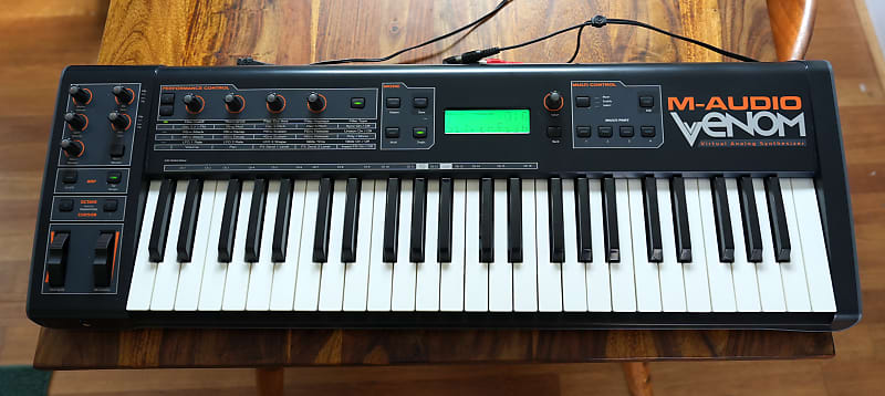 M-Audio Venom Synthesizer -- Ultra-Rare Black/Orange | Reverb