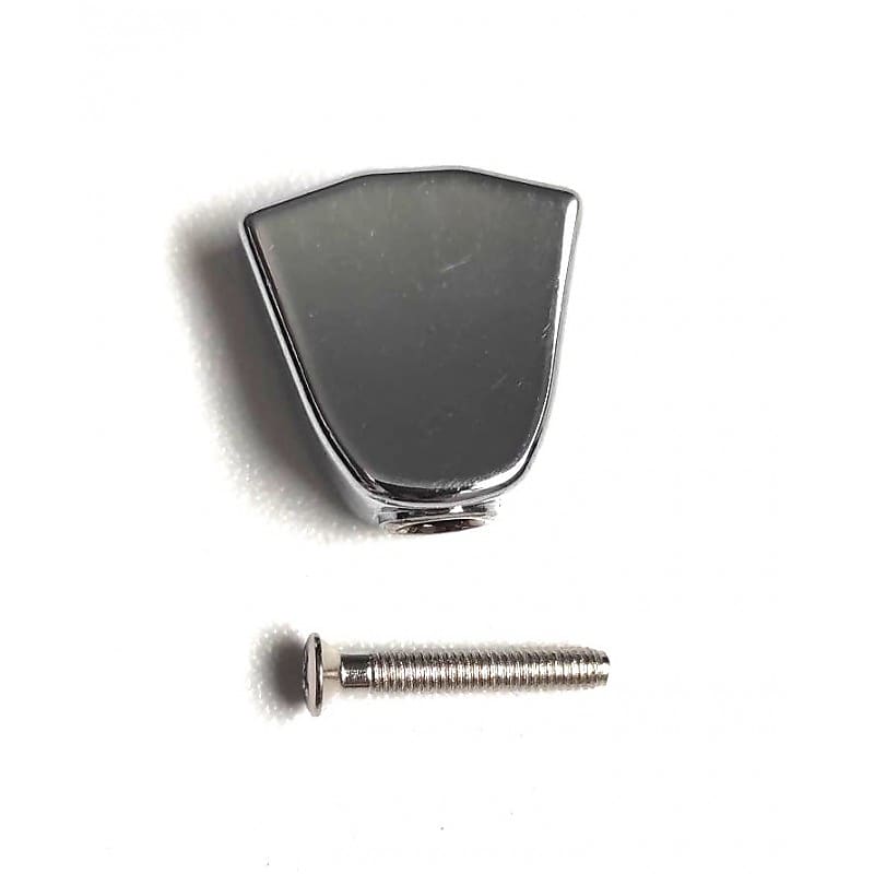 1 Chrome Metal Keystone button for tuners | Reverb UK