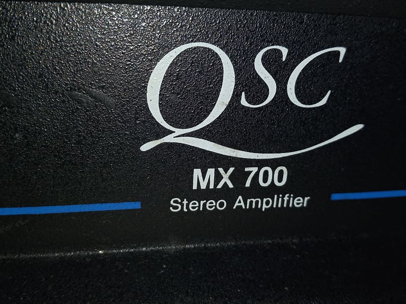 QSC MX700 Tested and Working Great Shape | Reverb
