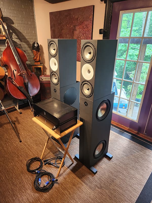 Amphion Two18+amp500 and a Baseone25 system 2016 | Reverb