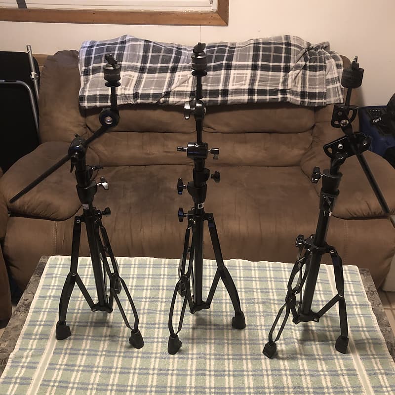 Black Cymbal Stand 3 Pack | Reverb