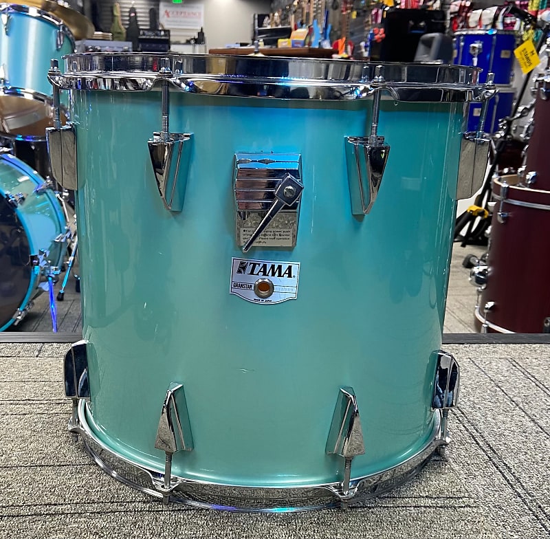 Tama Granstar 14x15 Rack Tom 1980's Nile Blue | Reverb